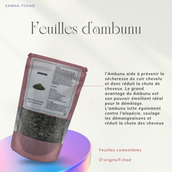 Feuilles d’ambunu 50g – Samha Tchad